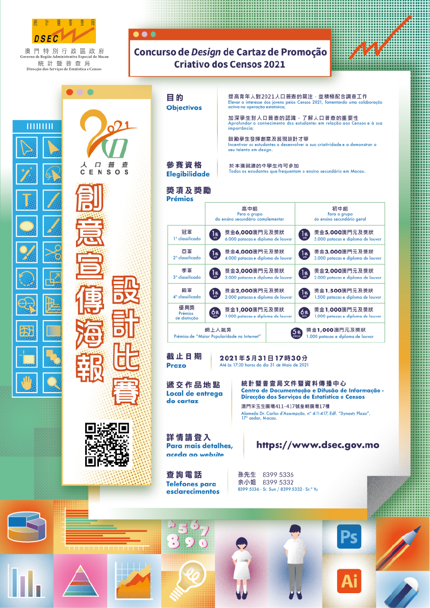 Concurso para o Ensino Secundário de Design de Cartaz Estatístico ...